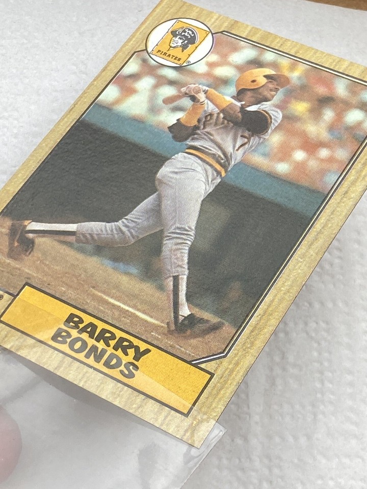 1987 Rare Topps Barry Bonds Error Rookie Card #320 Errors Low Starting ...