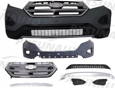 Fit For 2015 2016 2017 2018 Ford Edge Front Bumper Cover Complete ...