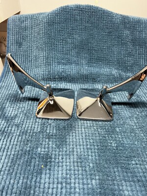 2 - Chevrolet Side Mirror Vintage 1970's Chrome 9826594 One Needs Glass ...