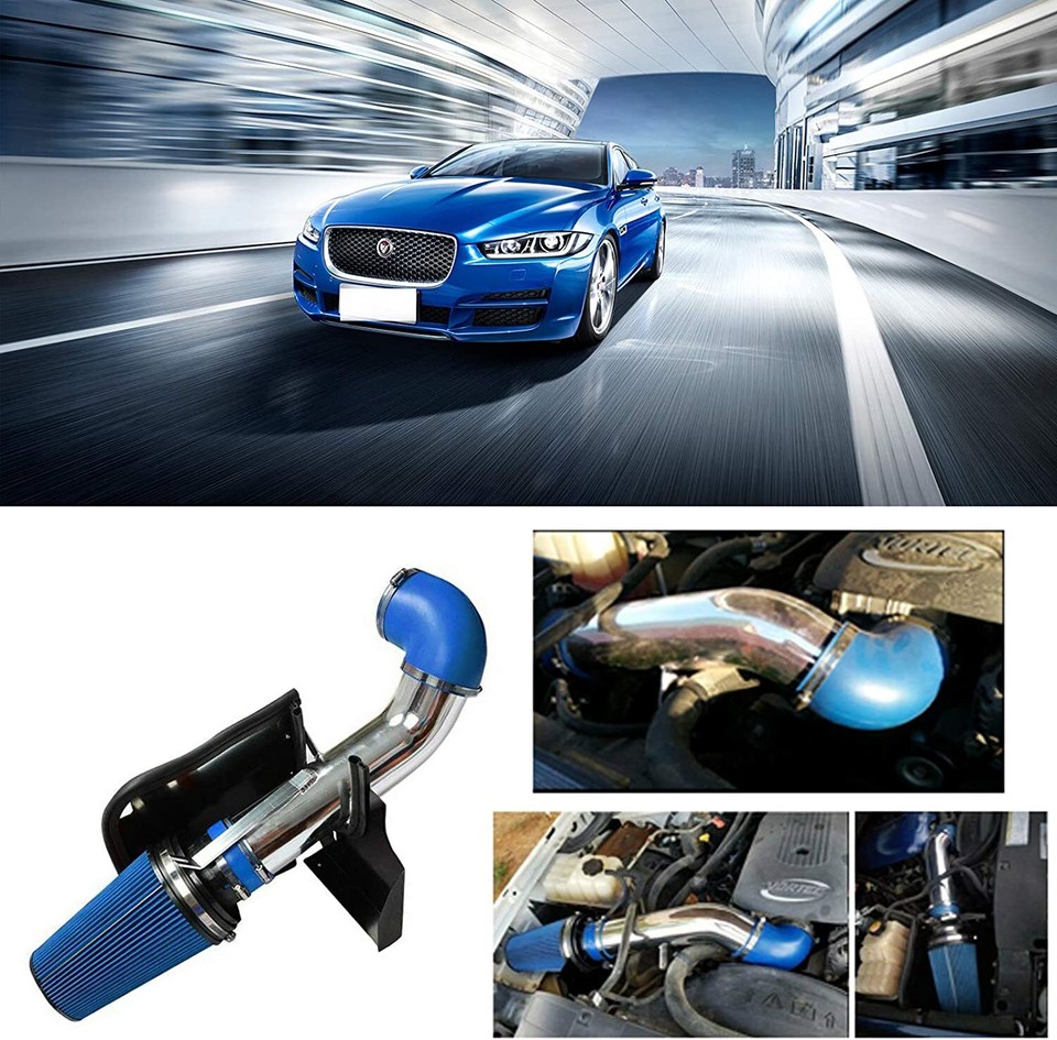 4" Cold Air Intake System Heat Shield & Filter for 1999-07 Chevy GMC ...