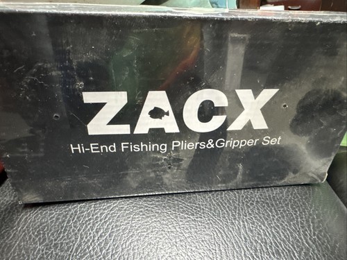 ZACX Hi-End Black Fishing Pliers & Gripper Set Hook Remover Cut Lines ...