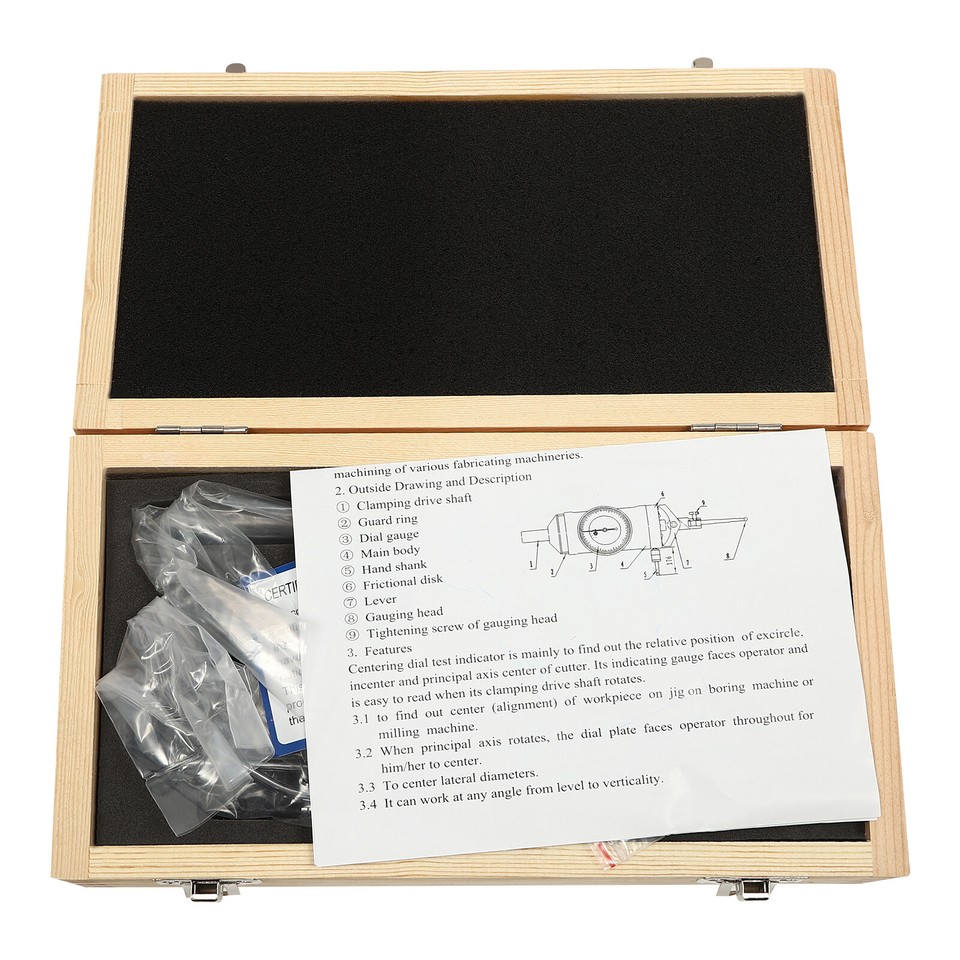 0-3mm Center Indicator Coaxial Centering Dial Test Centering Finder ...