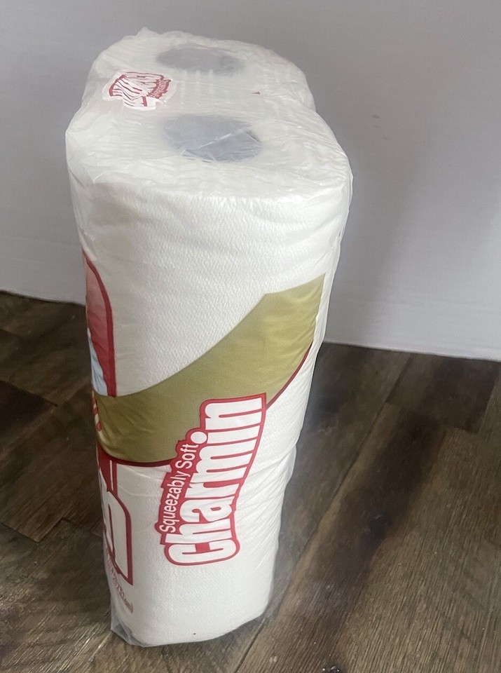 Vintage Charmin Bathroom Tissue 4 Rolls Toilet Paper Movie Prop Red ...