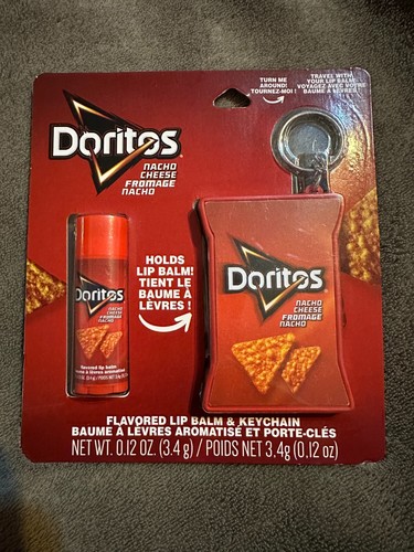 Doritos Nacho Cheese Lip Balm + Keychain Novelty Gift SEALED | eBay