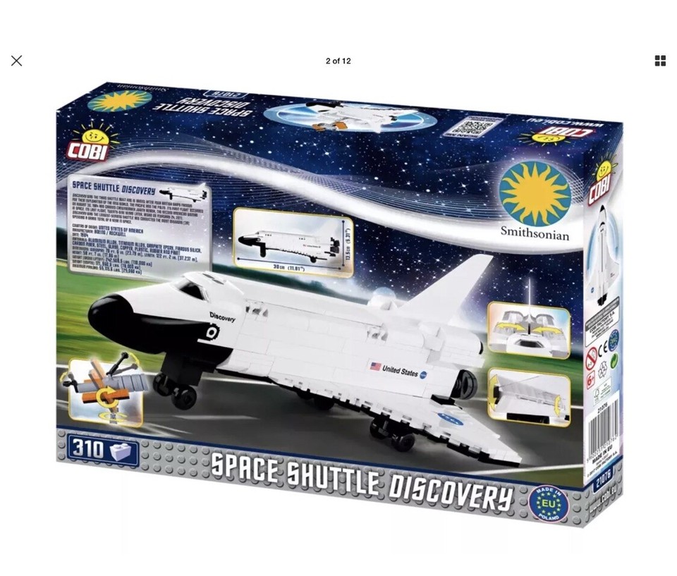 NEW! Space Shuttle Discovery COBI 21076 Smithsonian building blocks ...