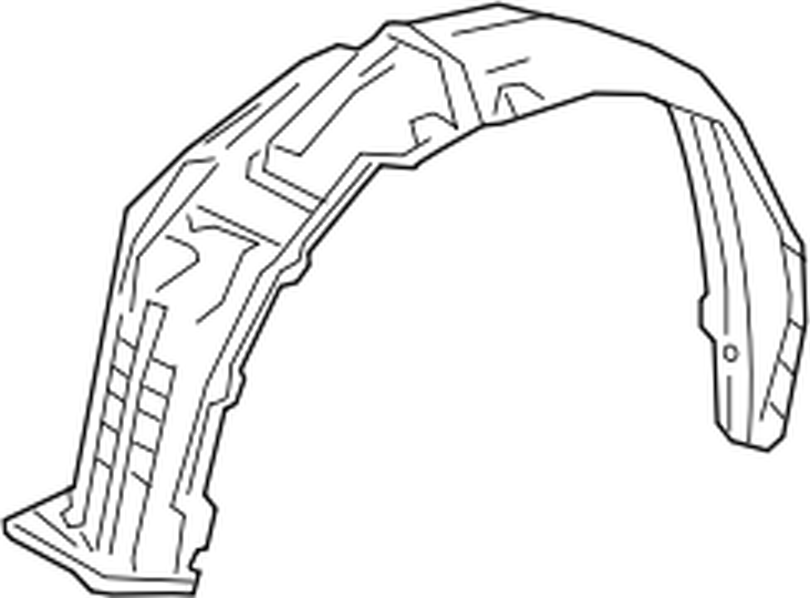 5387578010 Genuine Toyota Liner Front Fender RH 53875-78010 for sale ...