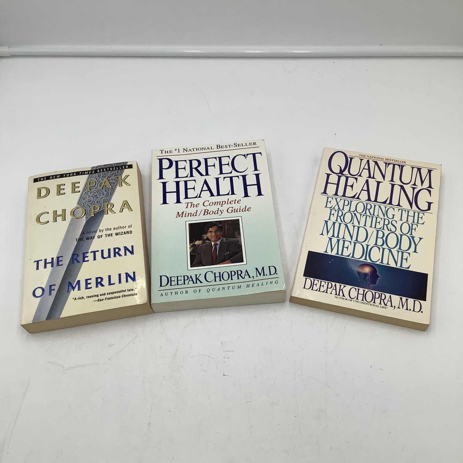 Quantum Healing The Return of Merlin Perfect Health Deepak Chopra Lot ...