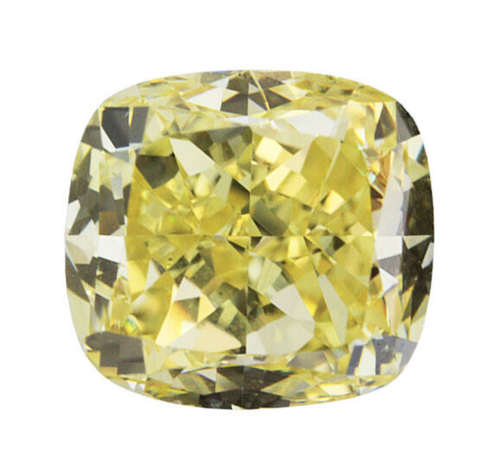 0.80 Carat Fancy Intense Yellow VS2 GIA Loose Diamond Natural Color Cushion | eBay