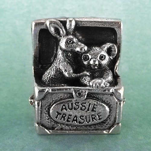 Aussie Treasure Koala Kangaroo Miniature Figurine Australian Made ...