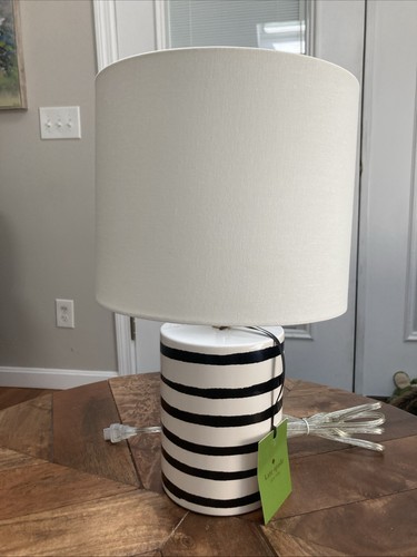 Kate Spade Striped Lamp With Shade | eBay