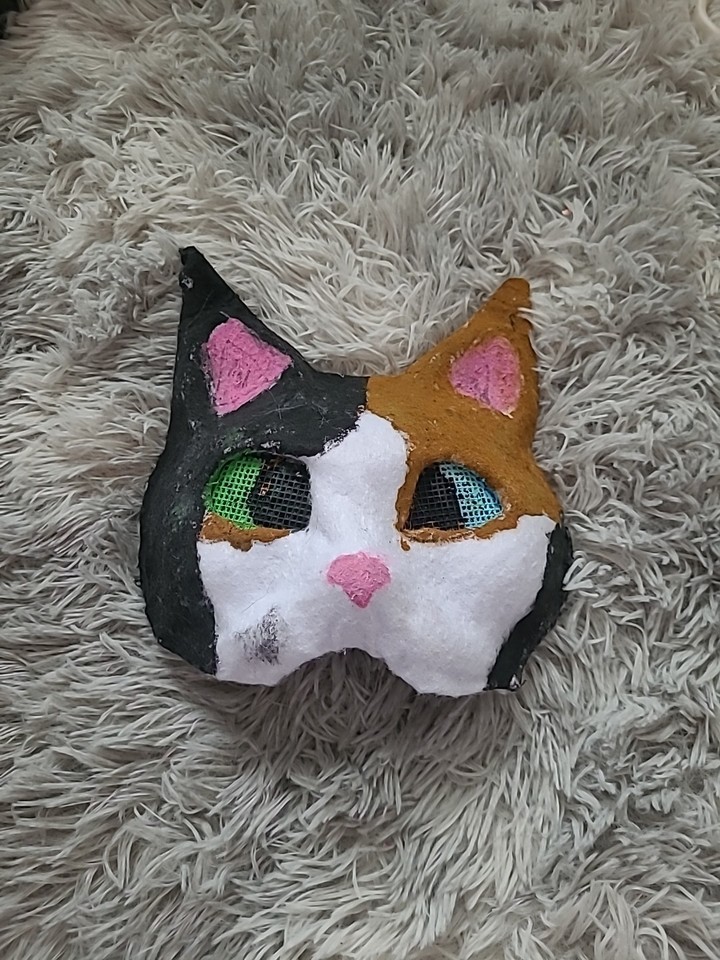 A Therian Calico Mask To Fit Anyone! | eBay