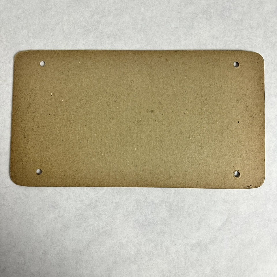 VTG 50s 60s Pennsylvania License Plate Cardboard Temporary Transit 5G7 ...