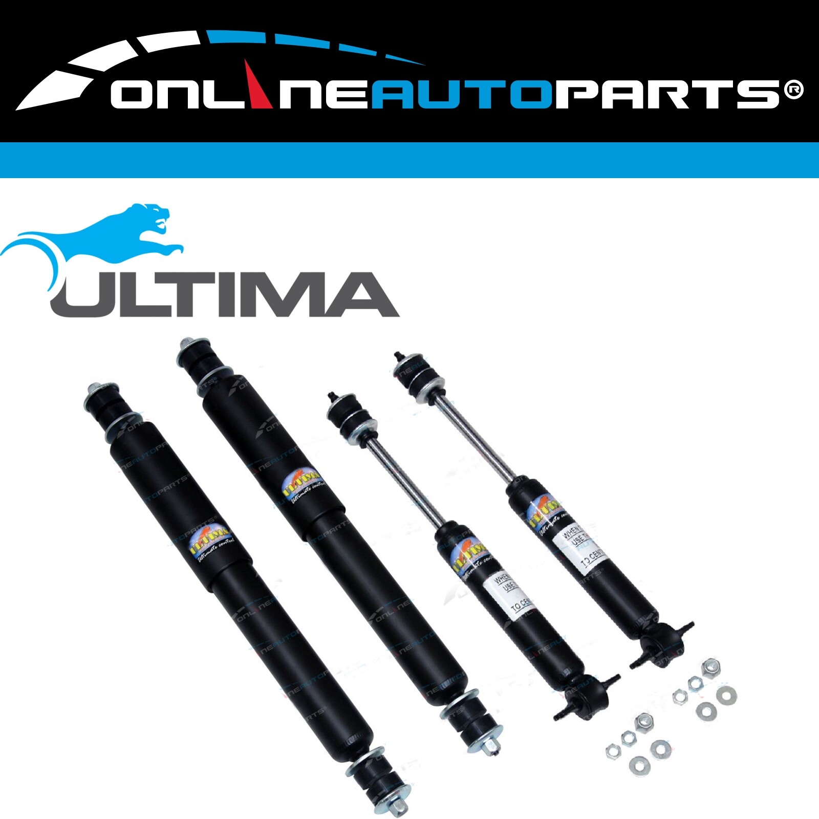 Front + Rear Shock Absorbers for Mazda B Series Ute B1600 B1800 2x4 71 ...