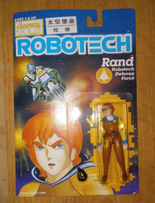 Robotech Rand (Robotech Defense Force) 3.75" Figure 1985 Harmony Gold ...