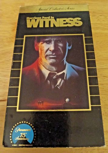 WITNESS - VHS - 1996 - SPECIAL COLLECTORS SERIES - PARAMOUNT #1736 | eBay