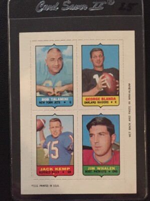 1969 TOPPS FOUR IN ONE. BLANDA/KEMP/WHALEN/TALAMINI . 202384 | eBay