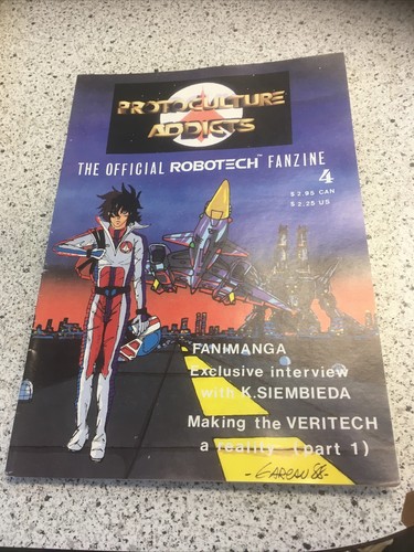 Protoculture Addicts The Official Robotech Fanzine 4 | eBay