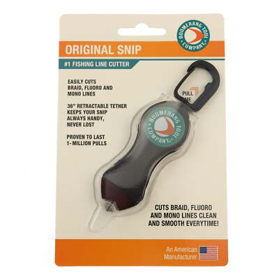 Original SNIP fishing line cutter with retractable tether and stainless ...