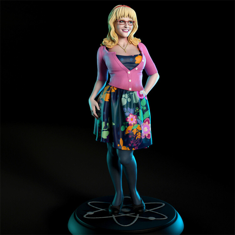 Anime Bernadette 1/8 1/6 Unpainted GK Model 3D Print Figure Resin Kits ...