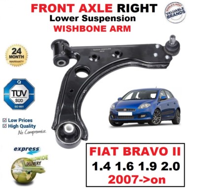 FRONT AXLE RIGHT Lower Wishbone ARM for FIAT BRAVO II 1.4 1.6 1.9 2.0 ...