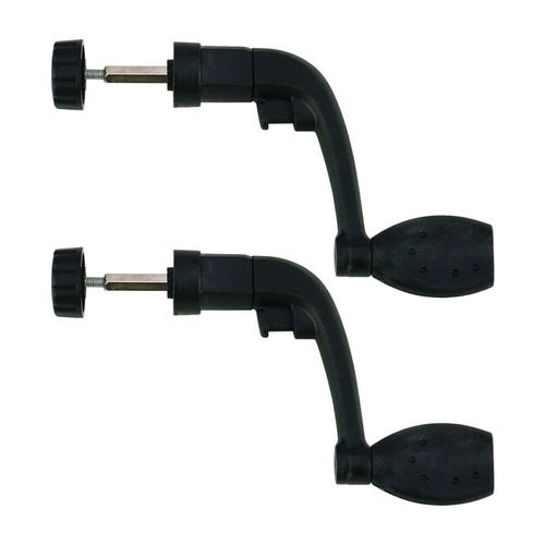 2 Pcs Fishing Curly Handle Grip Rocker Arm Accessory Replacement Reel ...