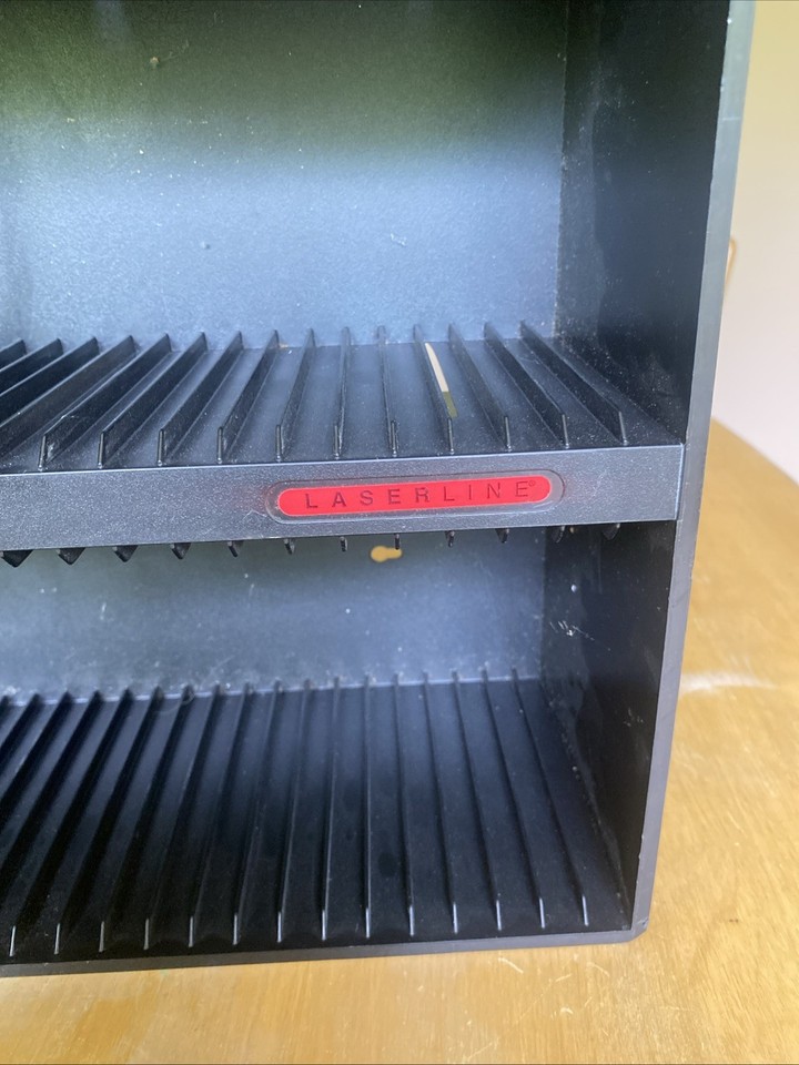 Laserline 90 CD Storage Rack Organizer Wall Mount Shelf Desktop | eBay