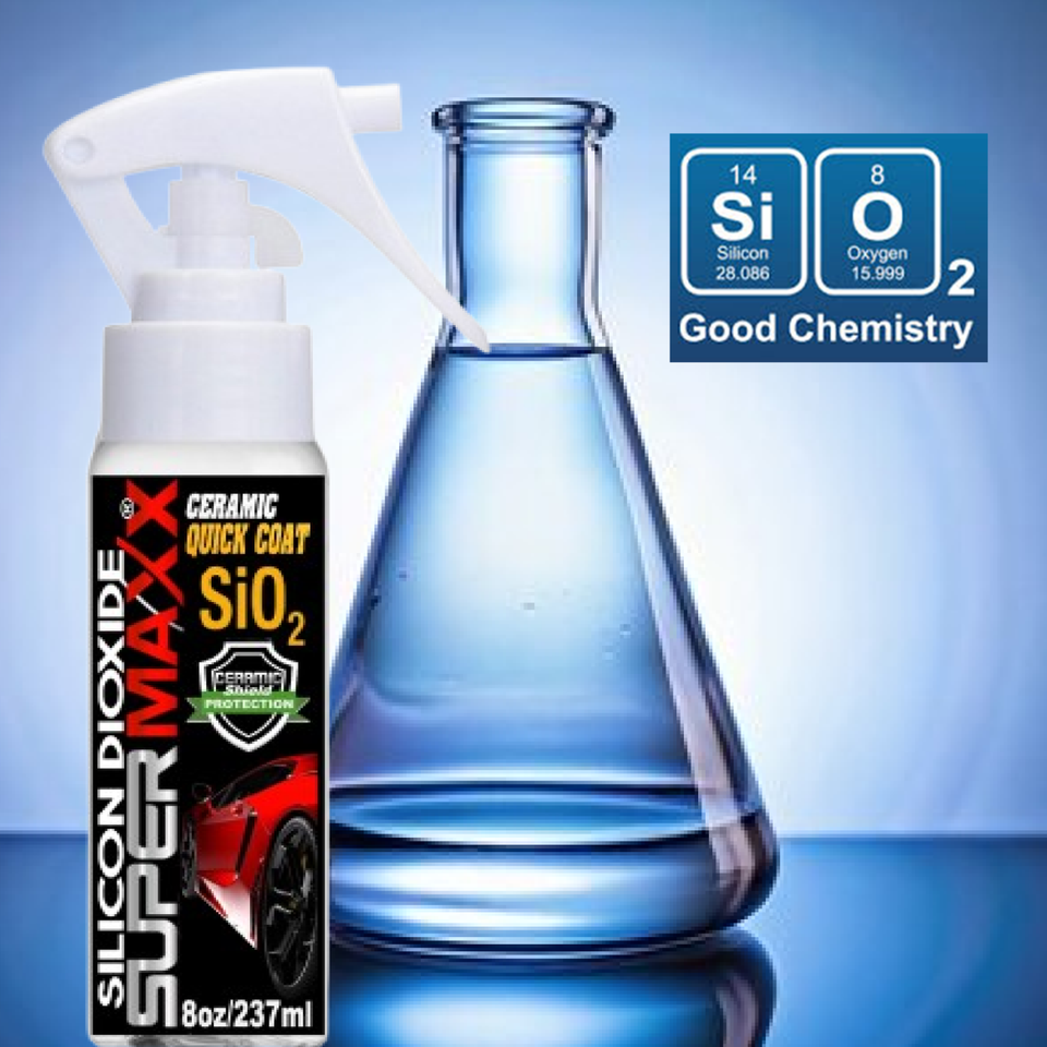 CERAMIC CAR COATING QUICK DETAIL SPRAY "SIO2 SILICON DIOXIDE" PAINT ...