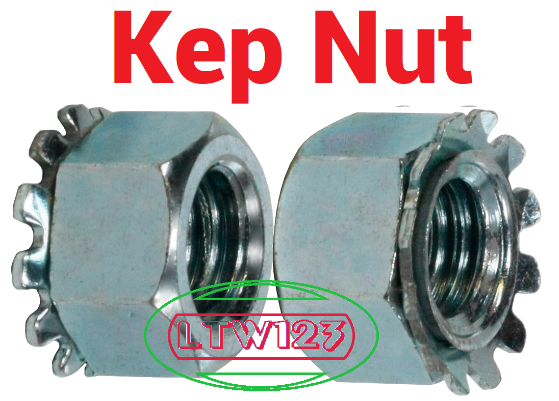 (Qty 25) #6-32 Kep Nuts/ External Tooth Star Lock Nuts Zinc | eBay