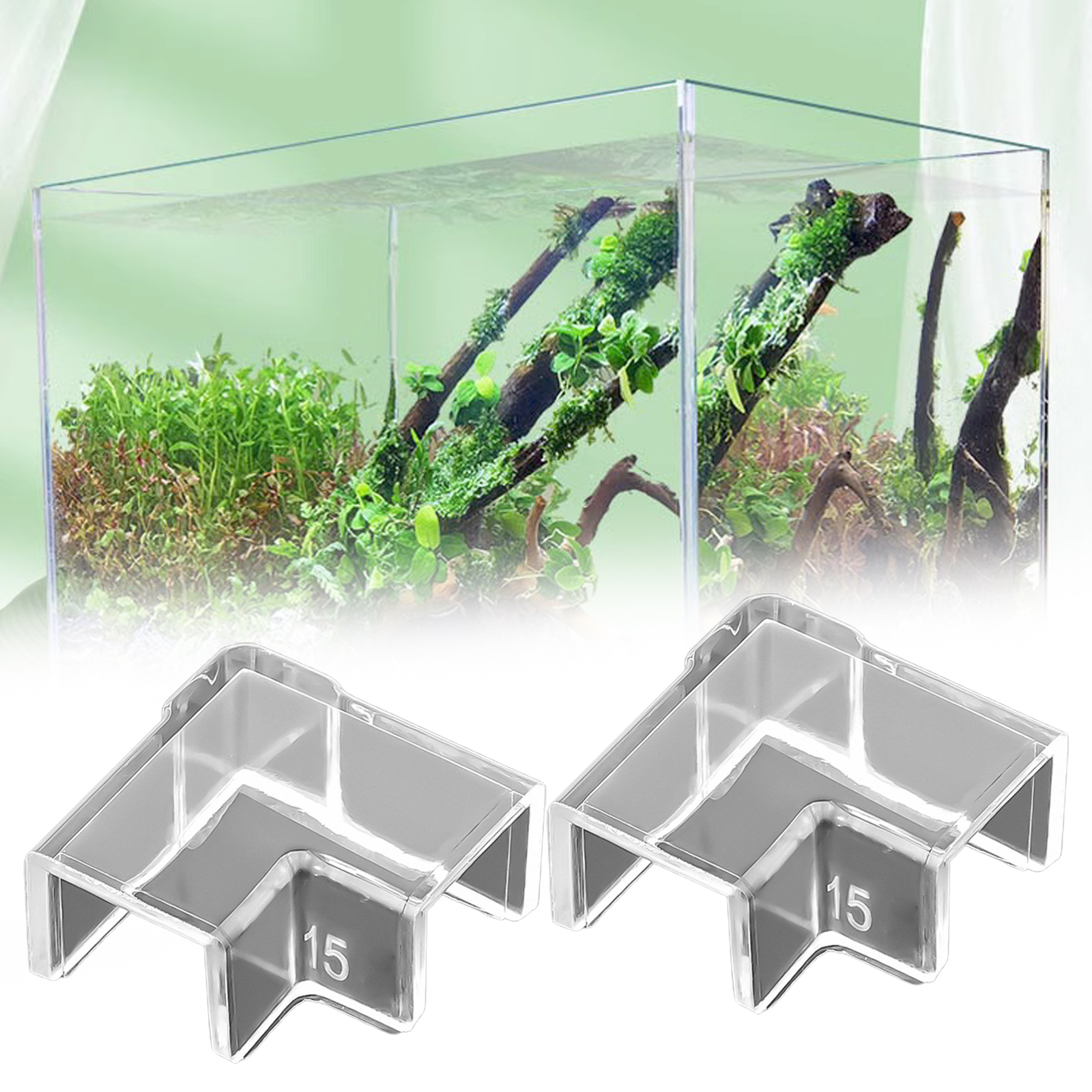 4pcs Tank Corner Protectors Soft Keep Safety Clear Design Aquarium ...