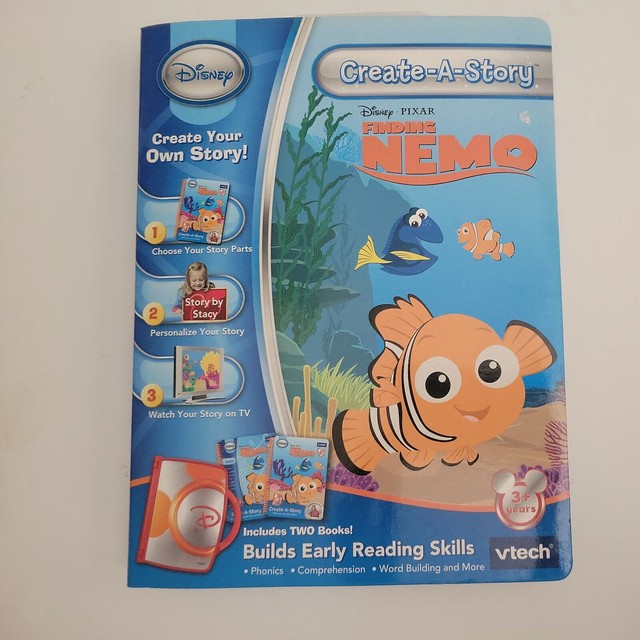 VTech Create a Story Disney Finding Nemo 2 Books 3 for sale online | eBay