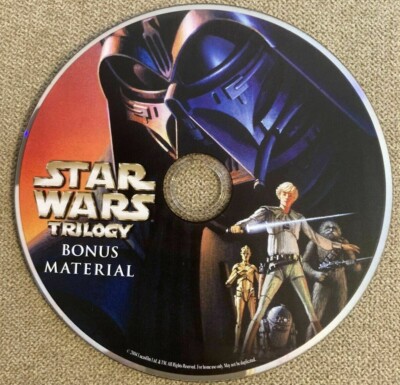 Star Wars Trilogy Bonus Material (DVD) DISC ONLY - No Tracking PLEASE ...