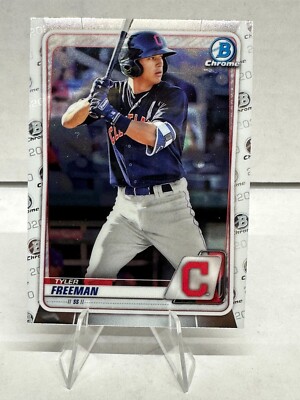2020 Bowman Chrome Prospects Card #BCP-40 Tyler Freeman Cleveland ...