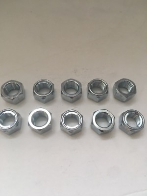 (10) M12 Hex Fuji-Lock Nut, 1.25 Pitch Zinc Plated (Bag of 10) | eBay