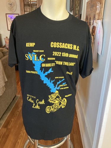 Cossacks Motorcycle Club Cedar Creek Lake 2022 T-shir… - Gem