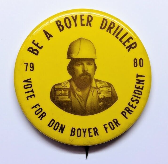 Don Boyer - Kansas Jaycees State President Campaign - 1979-1980 - 2-1/4 ...