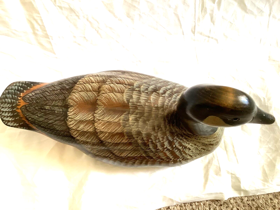 DUCKS UNLIMITED GORDON ALCORN SPECIAL EDITION 1986 DECOY 16" LESSER ...