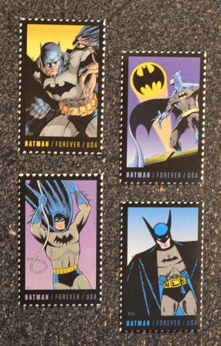 2014USA #4932-4935 Forever - Batman - Set of 4 Singles Mint NH comic ...