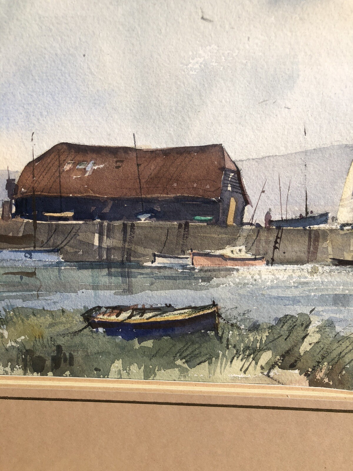 Watercolour Bosham Sussex original signed Peter Gilman | eBay UK