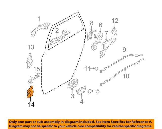 Hyundai Genuine OEM 793102E000 Upper LH Left Door Hinge for sale online ...