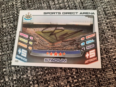 Signed Steve Watson Newcastle United Football Match Attax Ground Card ...