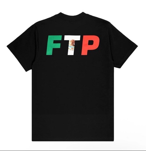 FTP Mexican Flag Logo Tee Black Size XL | eBay