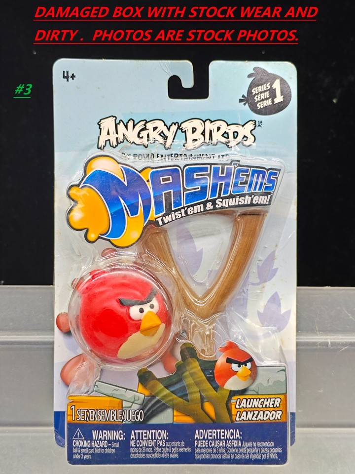 *YOU PICK* Mashems Fashems Squshy Angry Birds Rubber Figure with ...