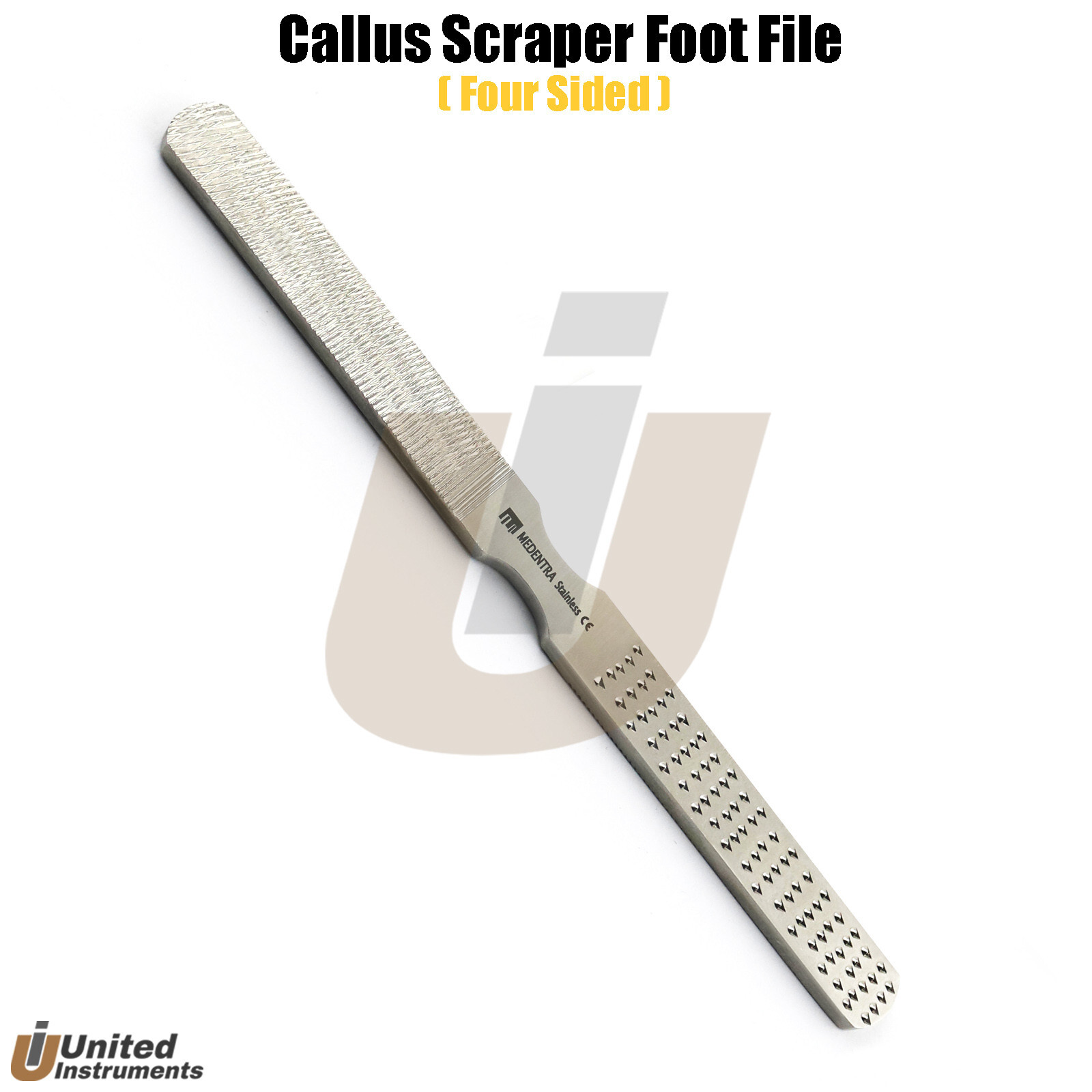 Foot Rasp Filer Callus Scraper Scrubber Stick Dry Dead Skin Remover 4 ...