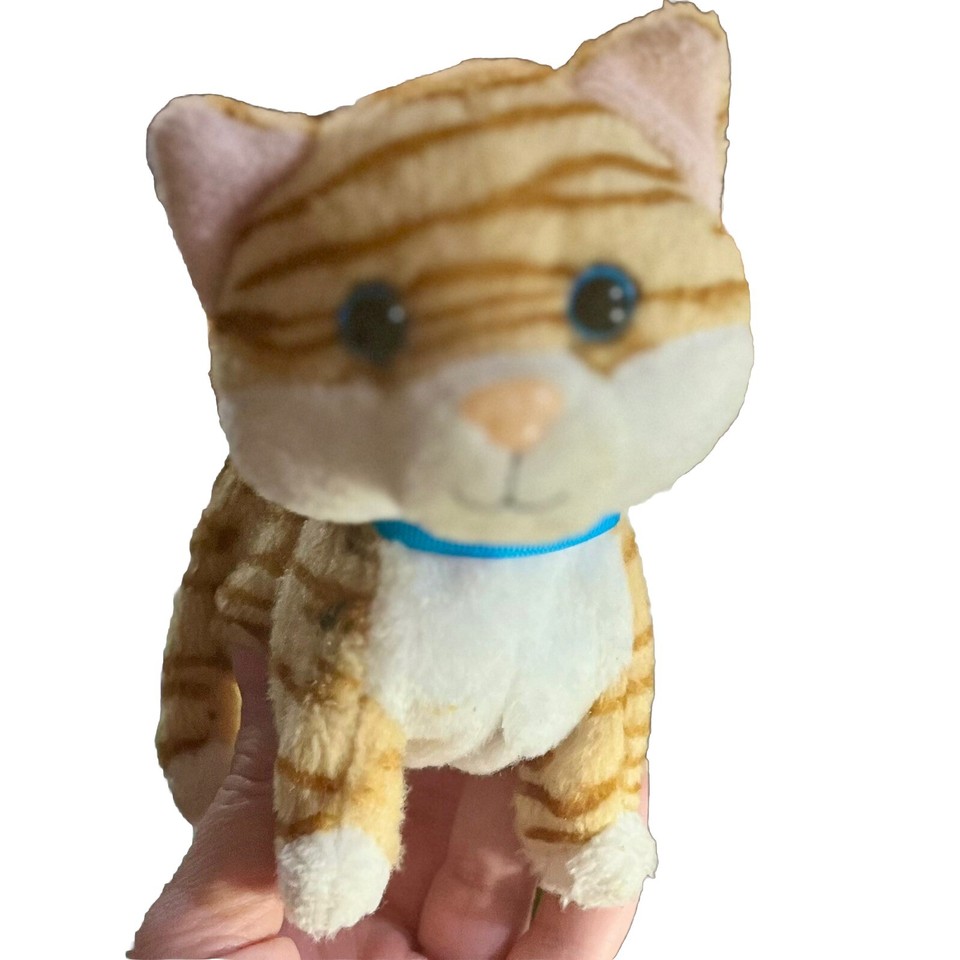 Kitty Cat Kid Connection Walking Pet Meows Kitten Tabby Plush | eBay