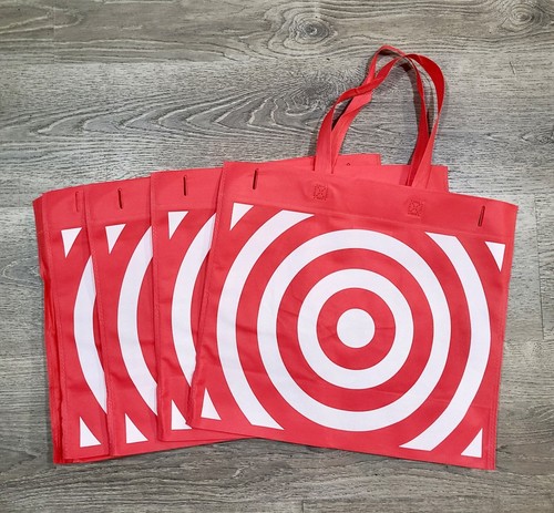 10 CT Lot of NEW Redesigned Reusable Target Grocery Shopping Bags/Totes ...