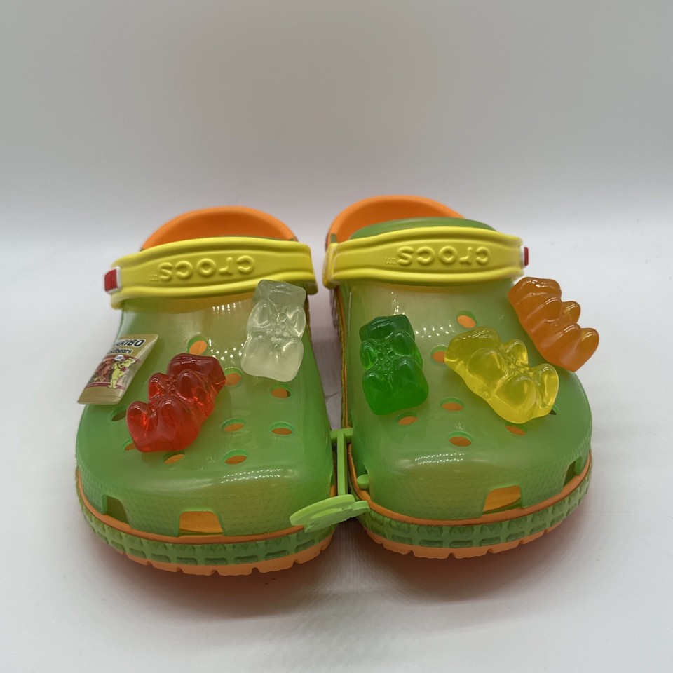 Crocs x Haribo "Gummy Bear" Unisex Classic Clog 210896-90H Size M 9 W ...