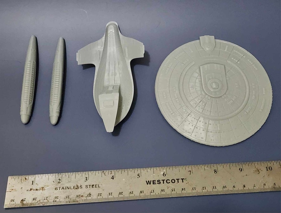 1/2500 scale Ambassador Class Starship W/ Decals! Star Trek printed ...