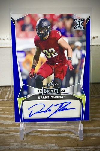 Drake Thomas Card Rookie RC SP Blue Variation Auto Raiders - Mint NM 💎 ...