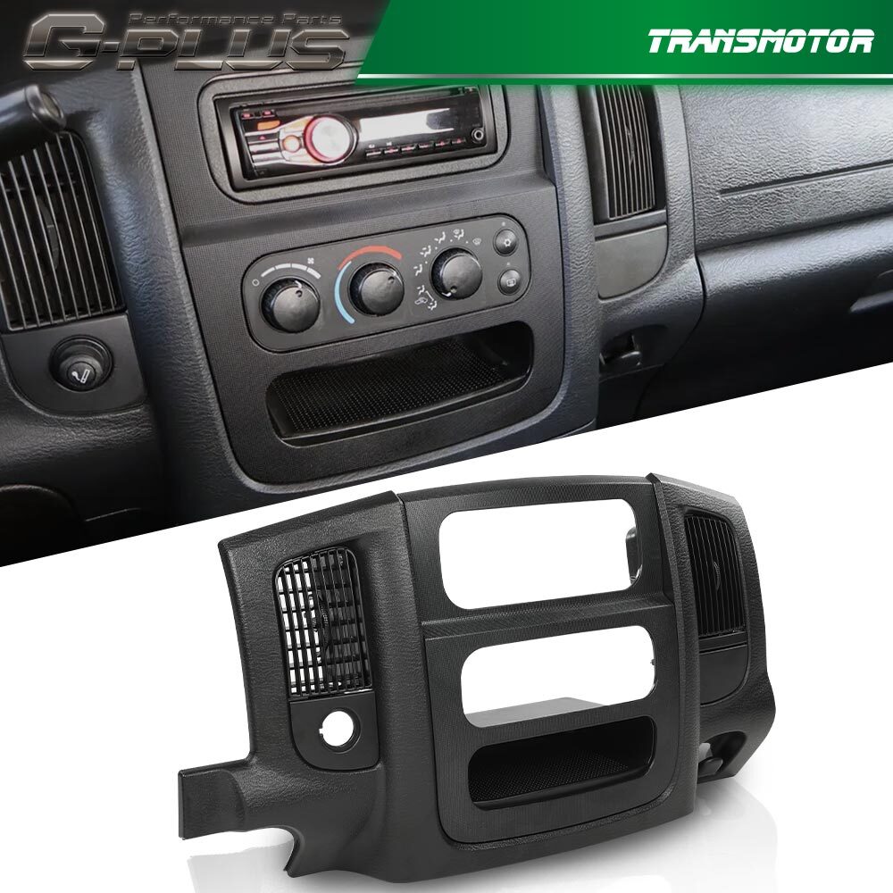 Fit 02-05 Ram 1500 Center Dash Trim Bezel Radio Surround Panel Vents ...