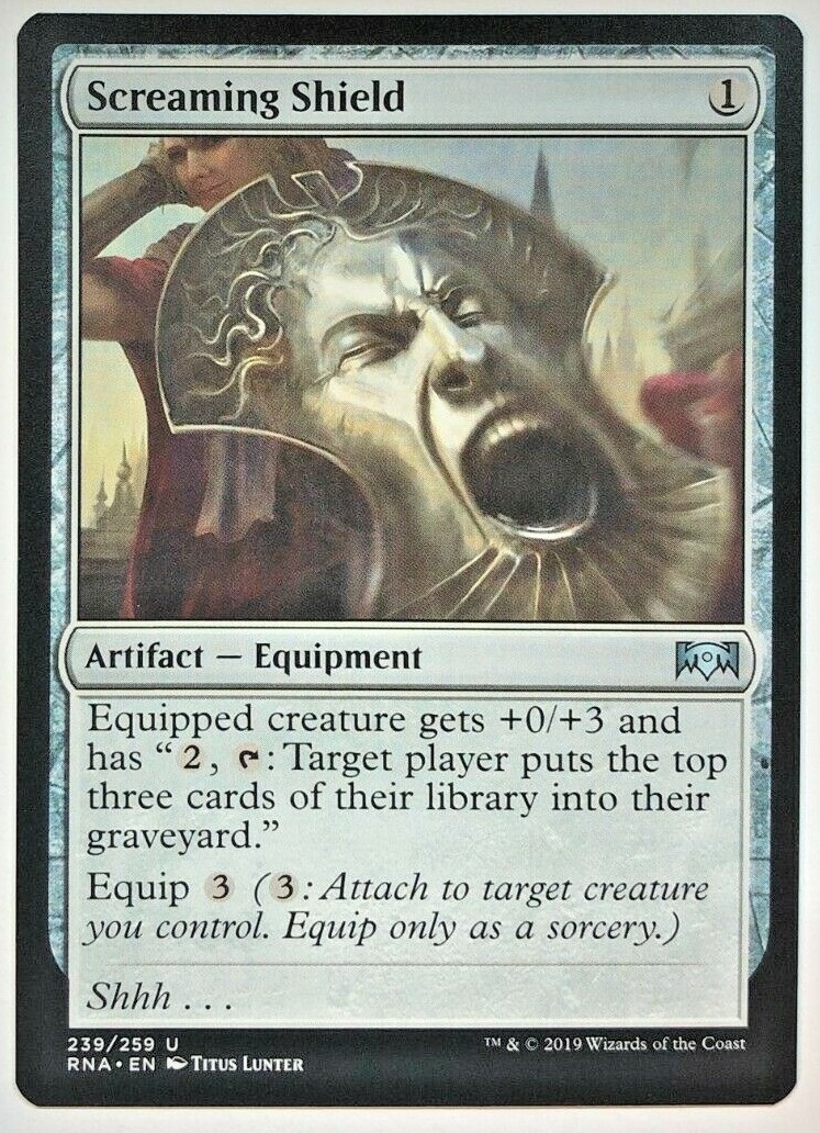 MTG Screaming Shield Ravnica Allegiance 239/259 Regular Uncommon | eBay